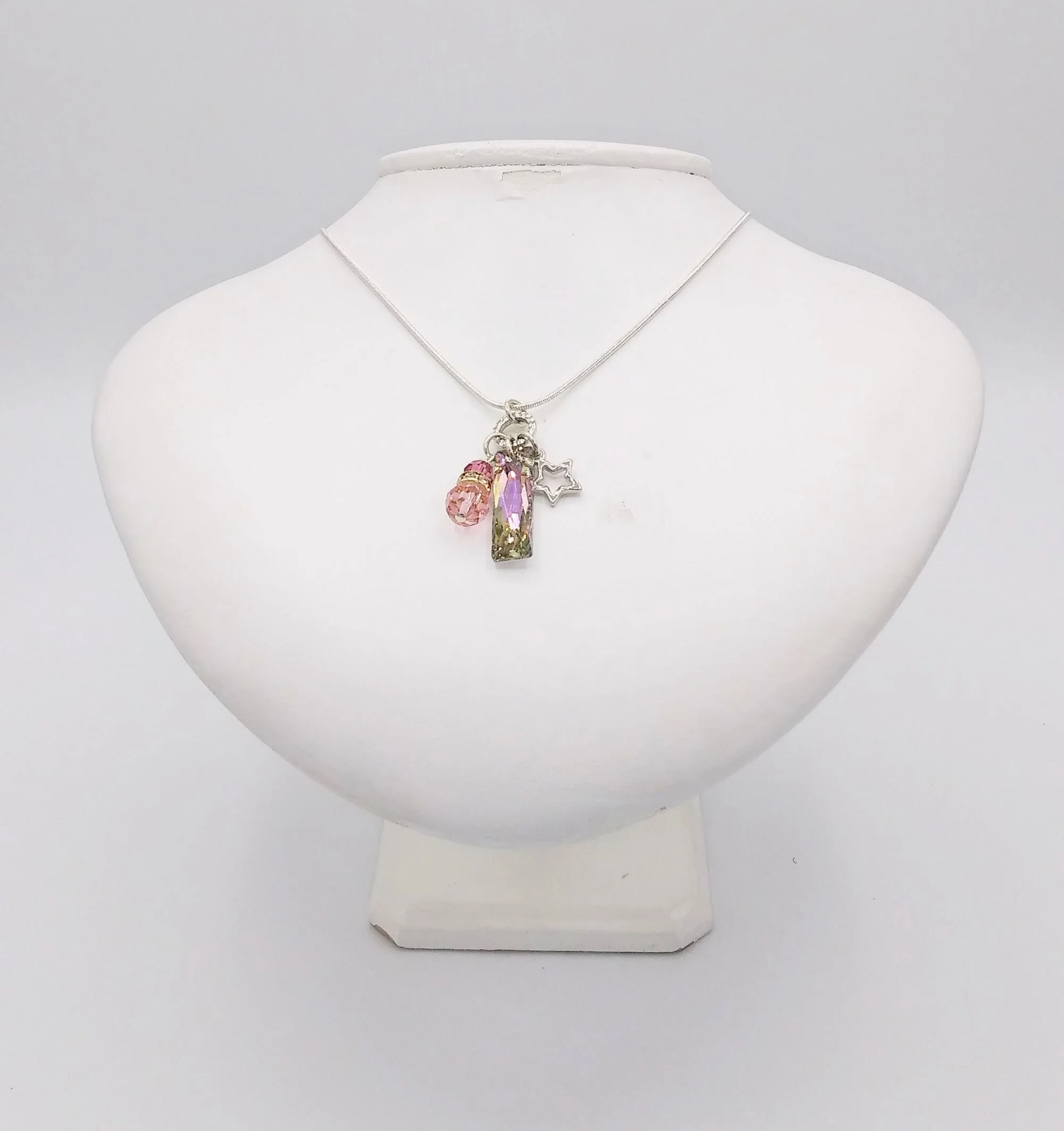 Pink Crystal Baguette — Abalone Allure Jewelry