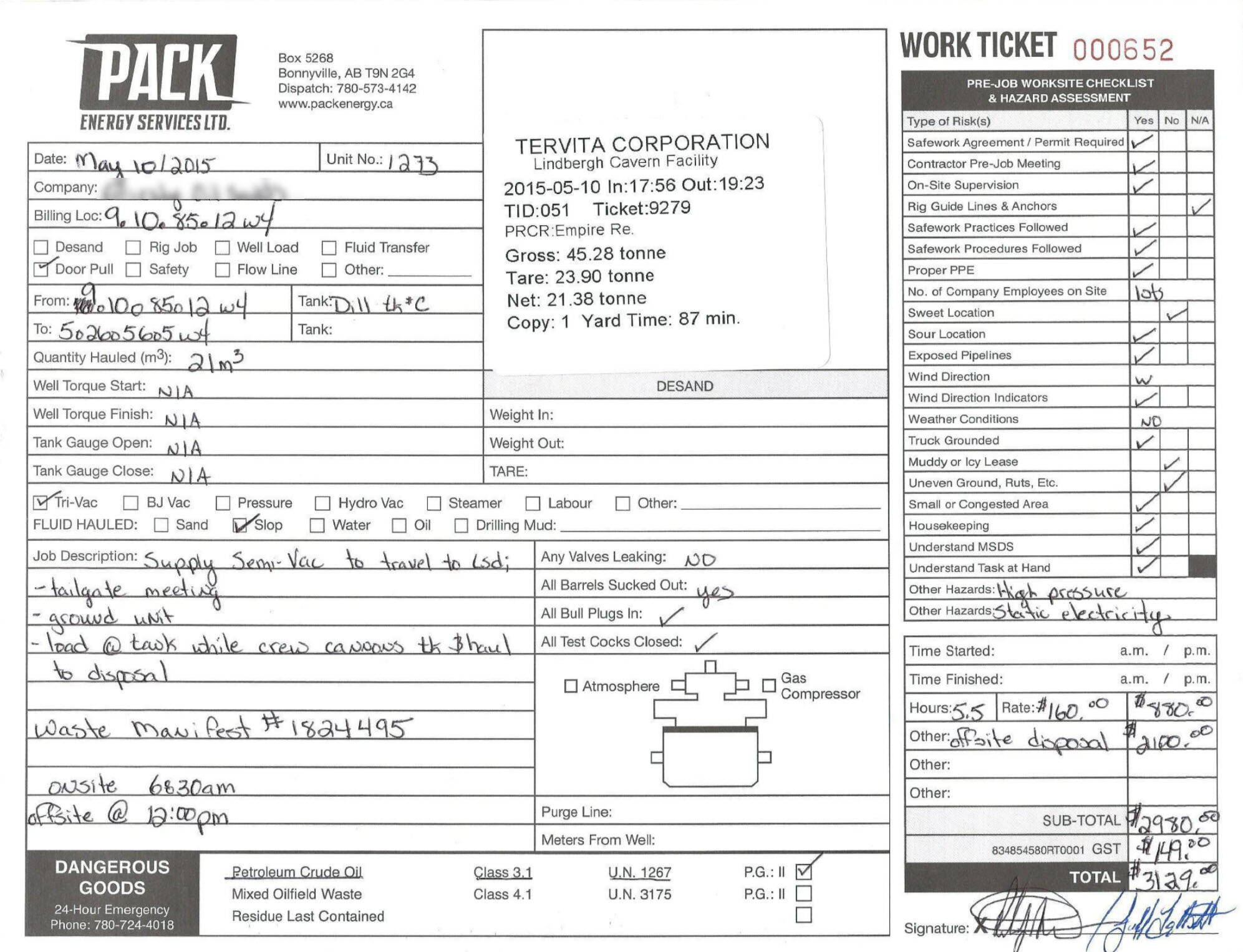 Fluid Hauling — IronSight