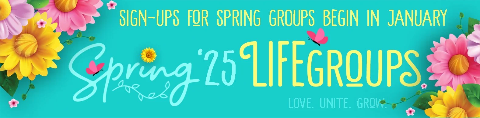 Spring 2025 Groups by Day of Week — TerraNova Church