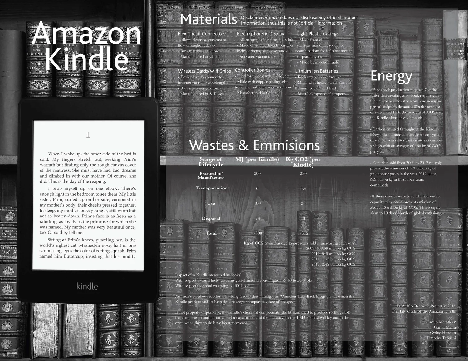 Kindle — Design Life-Cycle