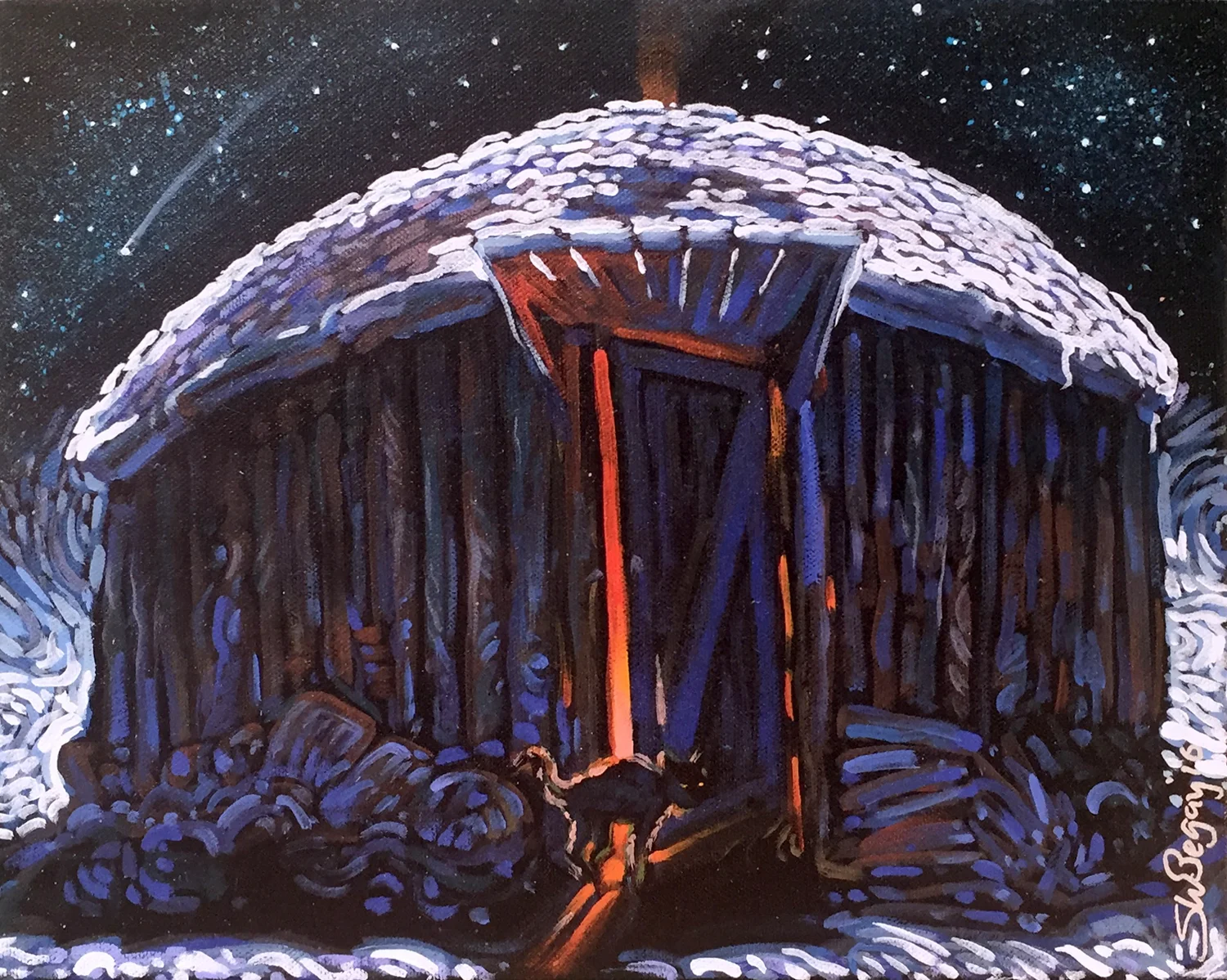 Navajo Hogan Drawing