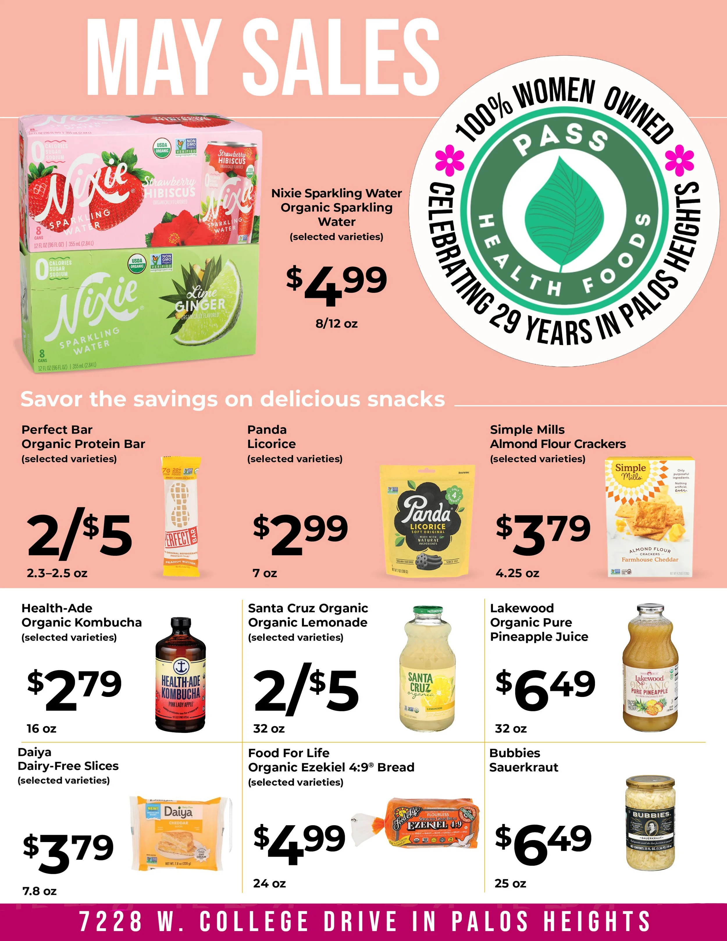 Sales — Pass Health Foods