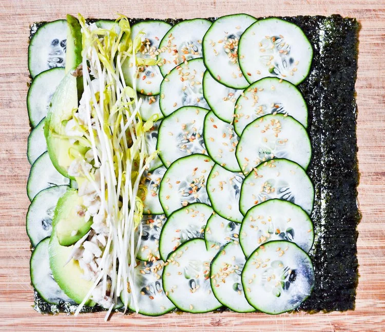 Quick Nori Rolls with Cucumber and Avocado — Pass Health Foods