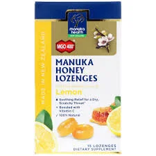 Manuka Honey Throat Lozenges for Cough and Sore Throat — Pass Health Foods