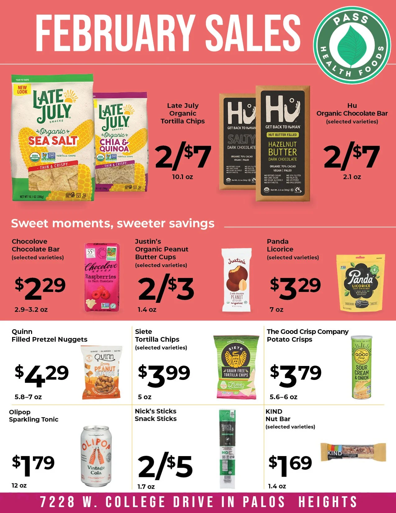 Sales — Pass Health Foods