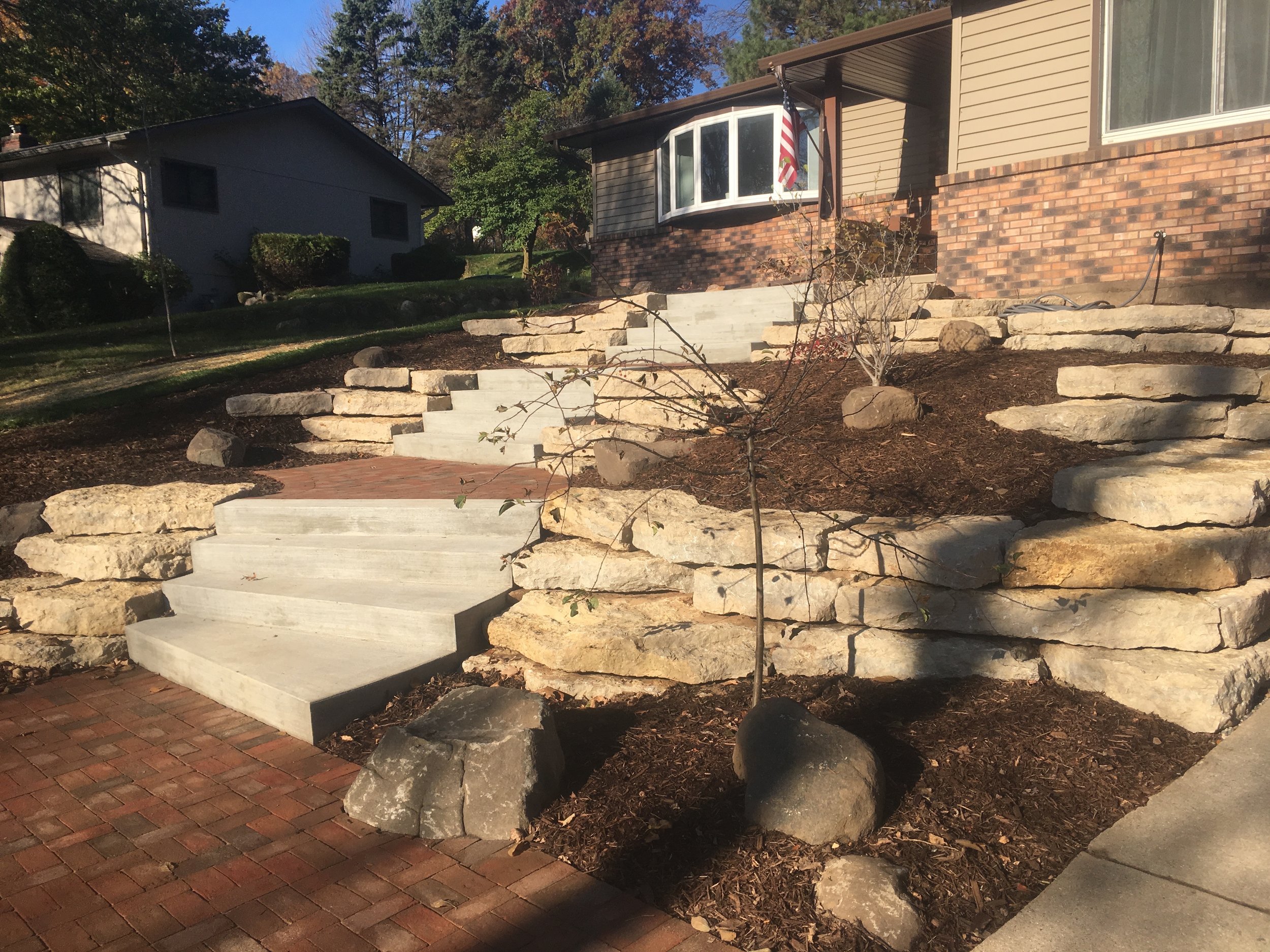 Retaining Wall Gallery — Aspen Garden & Landscape