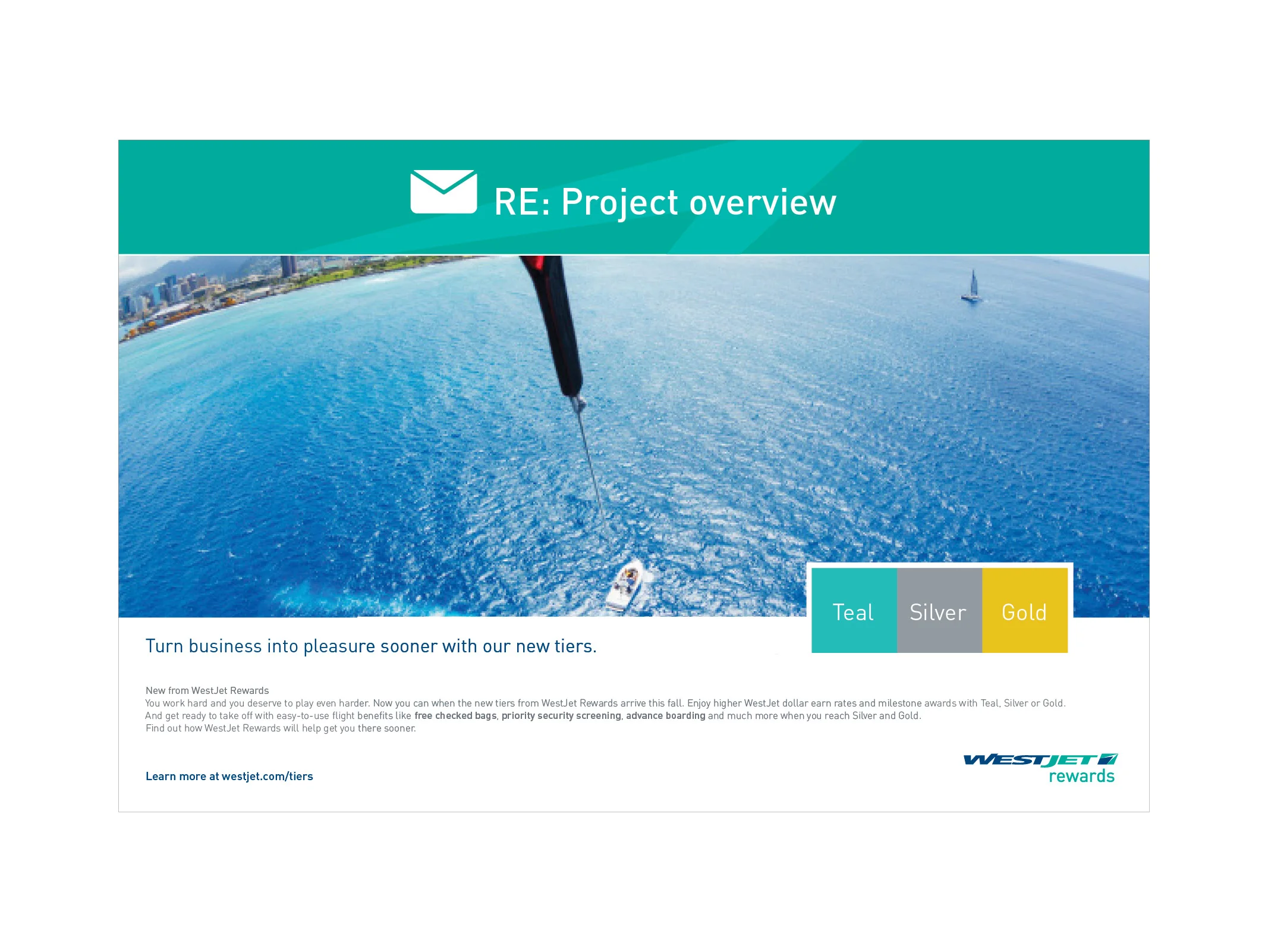 WestJet Rewards — Elma Foric