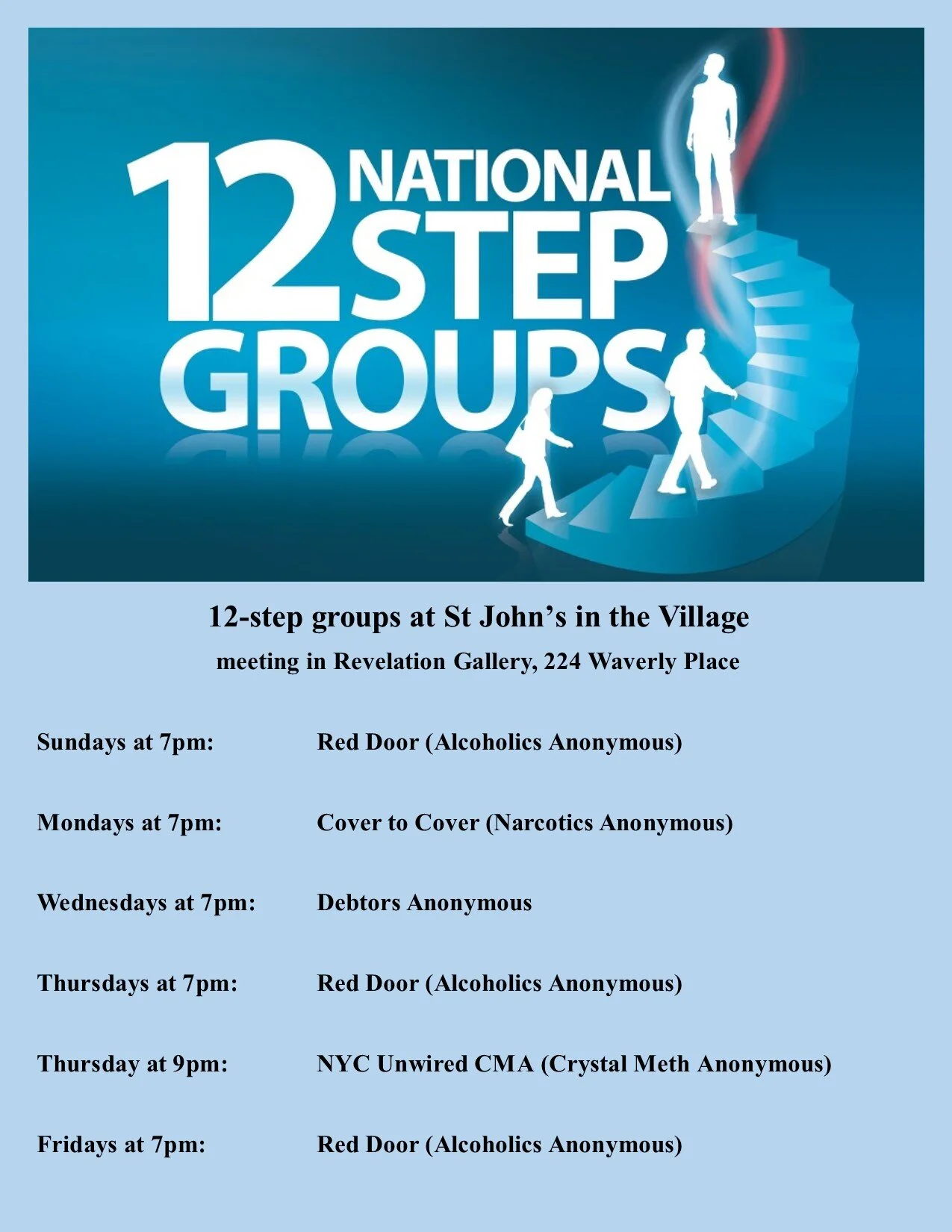 12-Step Programs — Saint John's in the Village