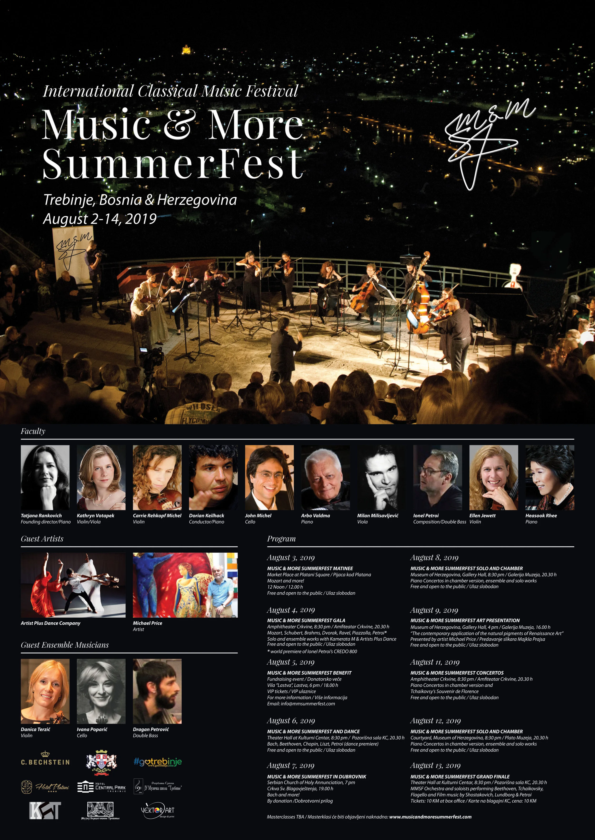 Schedule — Music & More SummerFest