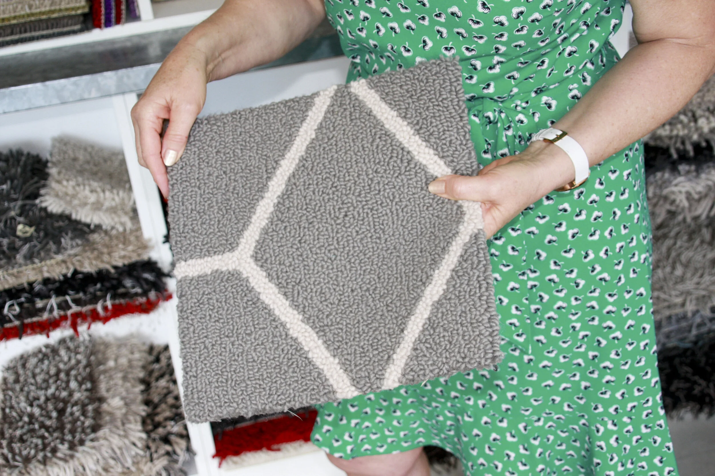 Sampling & Finishing at CRONZ | Custom Rugs and Carpet