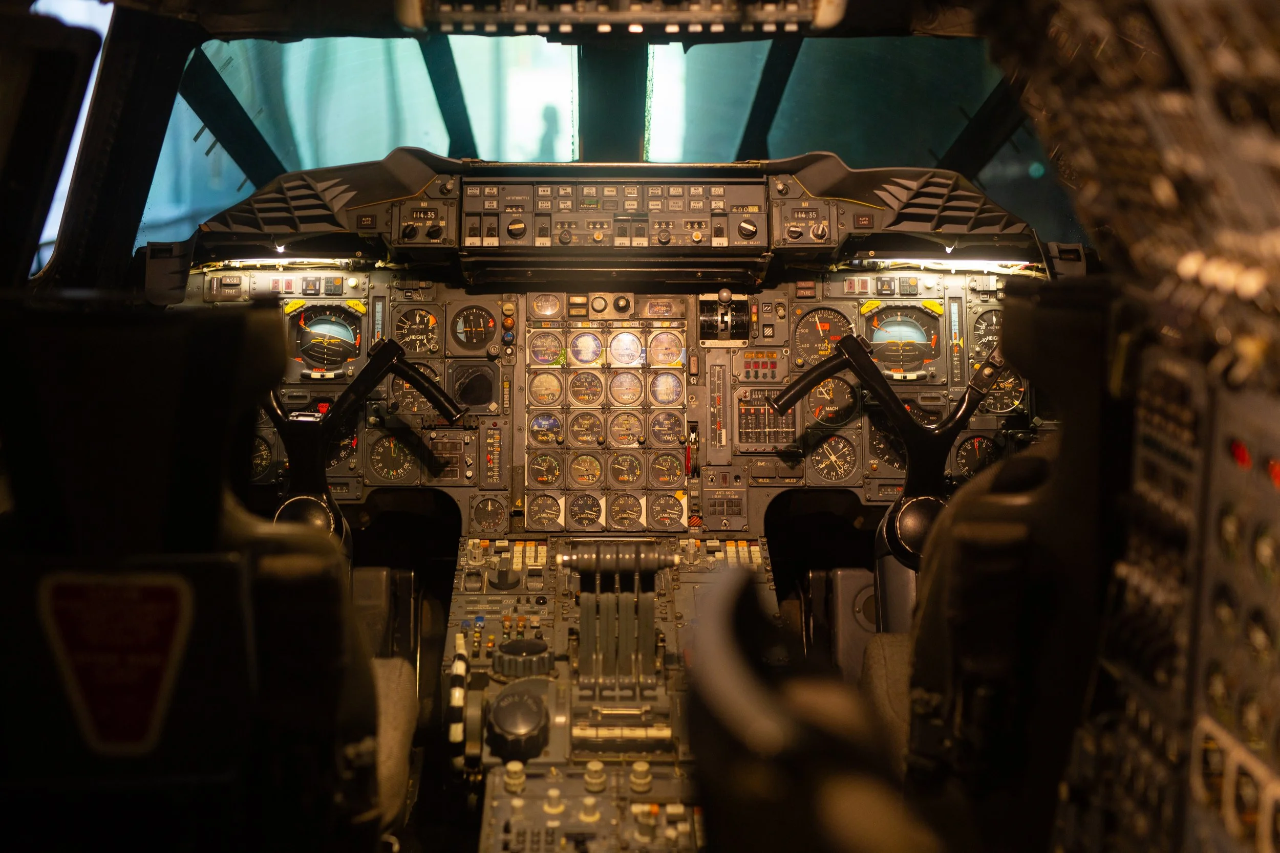 Concorde Cockpit In Flight