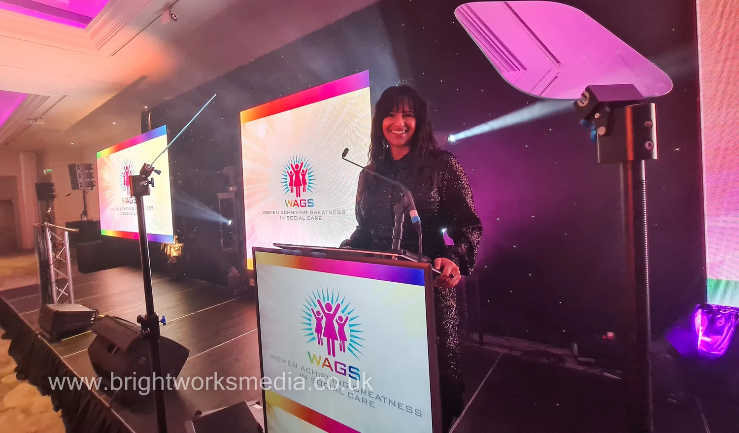 Conference Teleprompter Autocue Rental — Brightworks Media Ltd