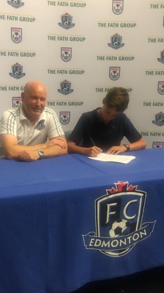 Joseph Holliday with the FC Edmonton Academy — GOALKING Soccer Academy