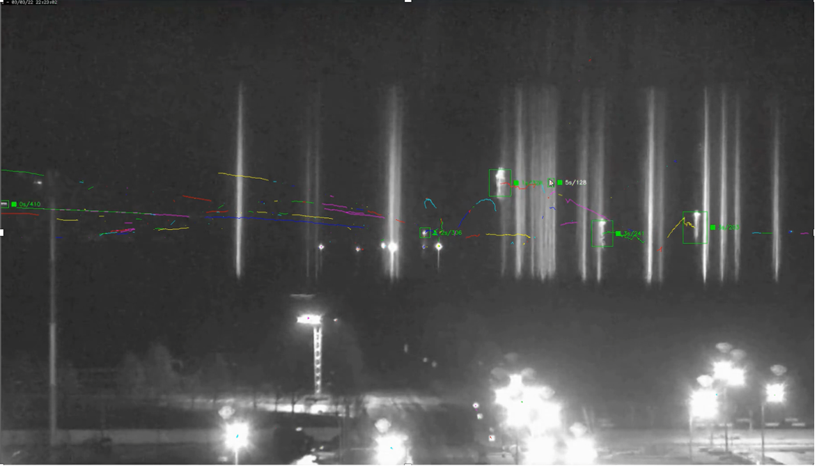 UAS Detection at Night