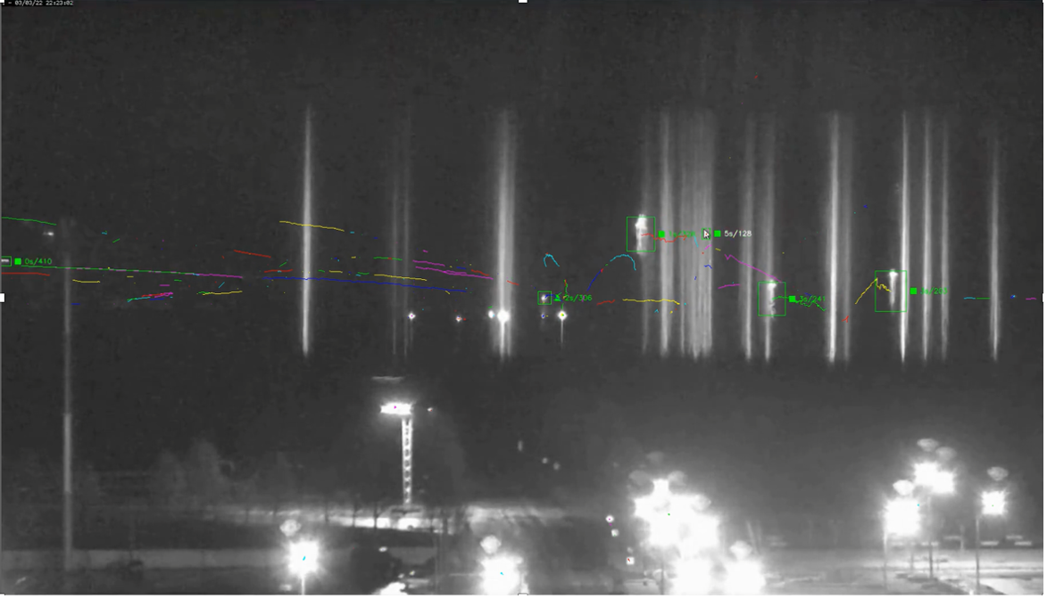 UAS Detection at Night