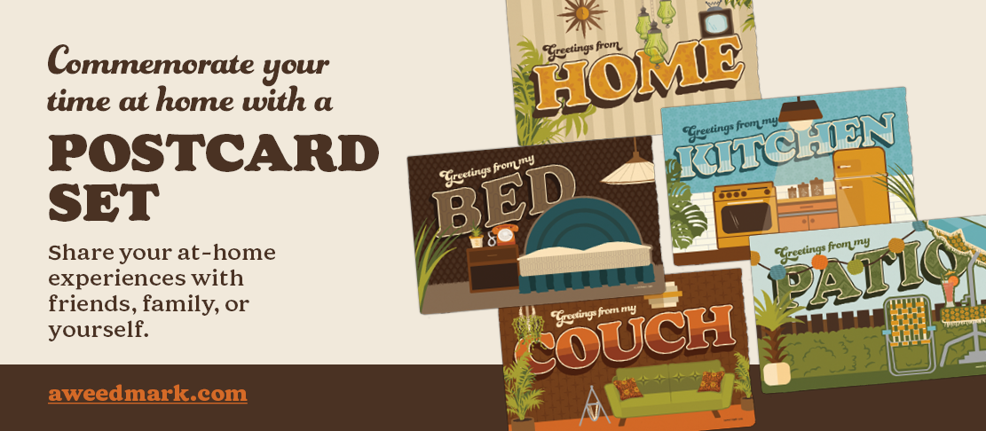 Self-Isolation Postcards