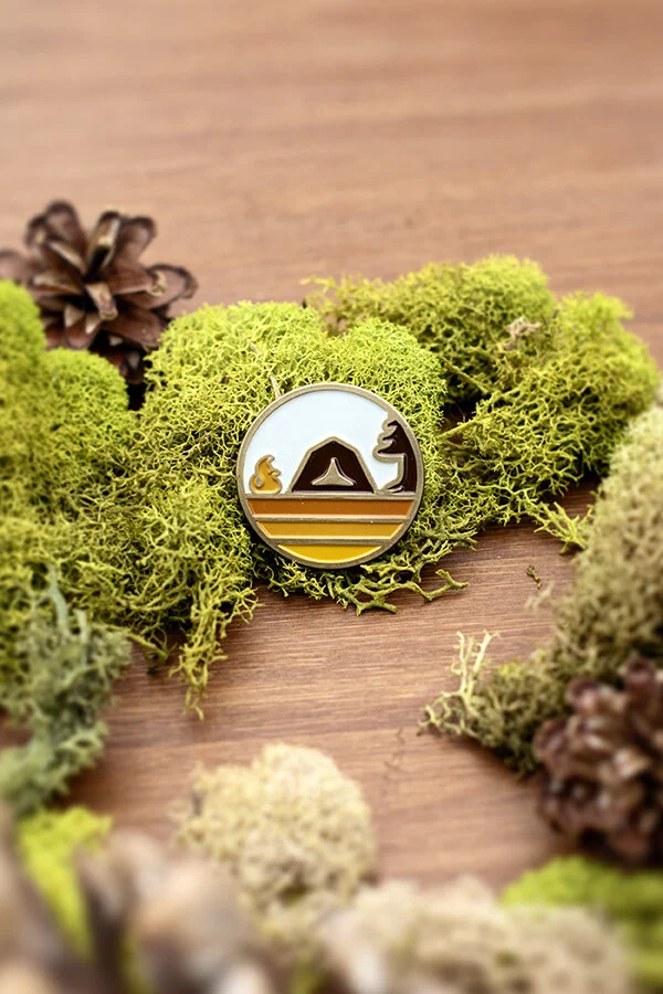 Shop — Nature-themed stickers, cards, pins, & patches.