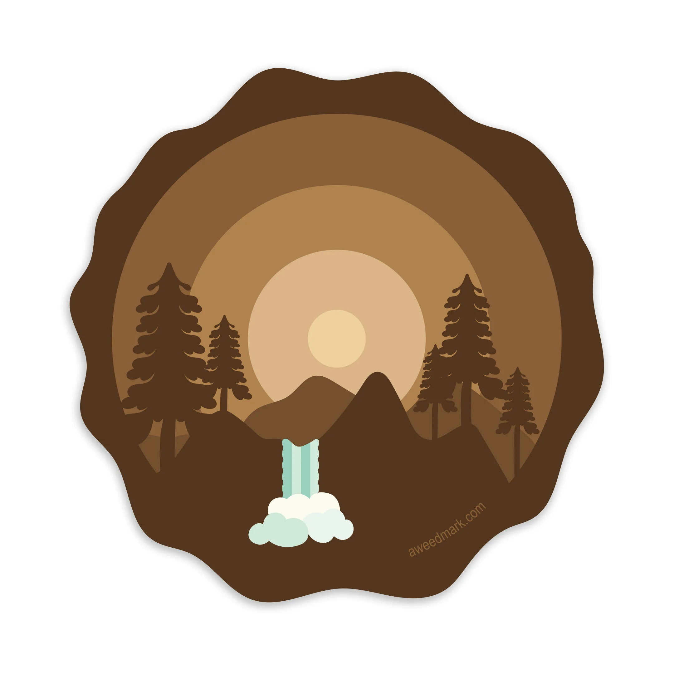 Explore Nature Forest Sticker — Amanda Weedmark, Illustration & Graphic ...