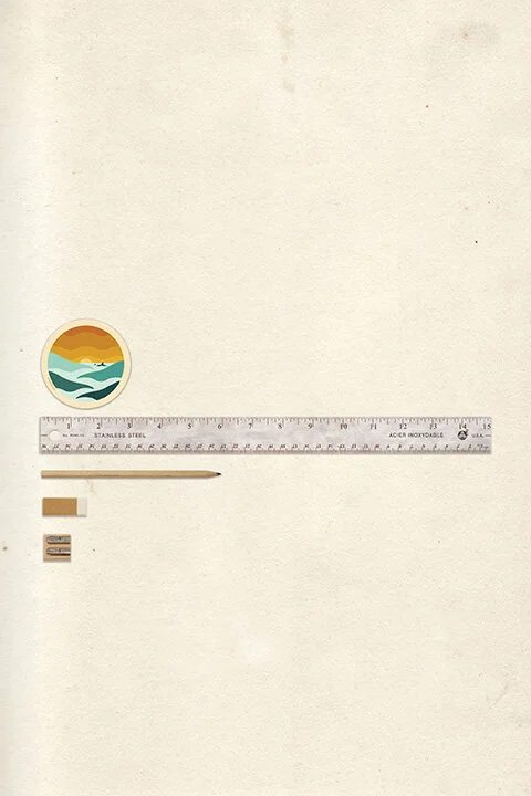 Orca Ocean Sundown Sticker — Nature-themed stickers, cards, pins ...