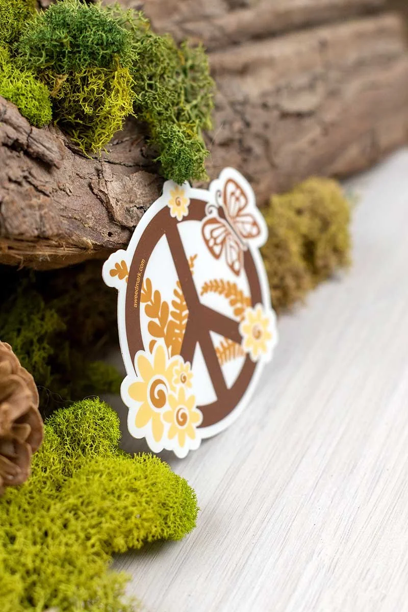 Creative Nature Peace Signs Decor Cute Nature Peace Sign Wall Decor