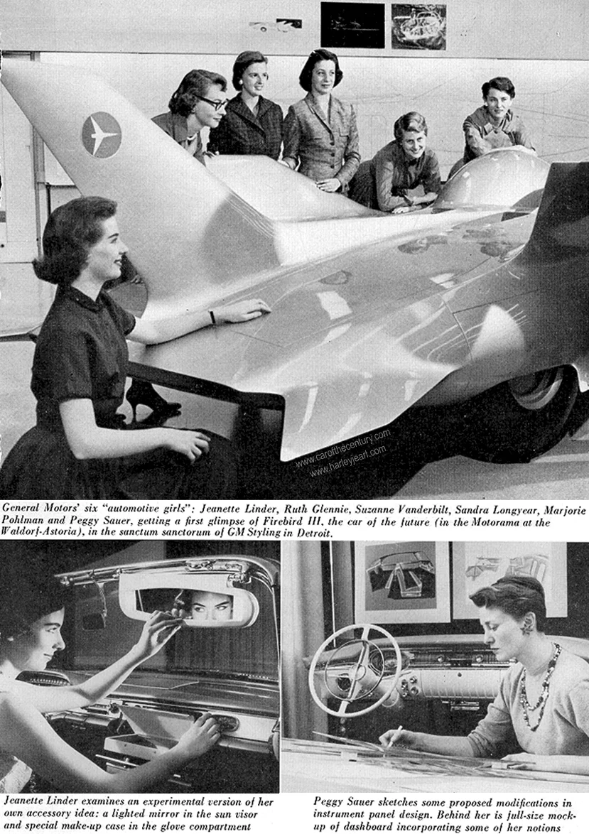 Harley Earl created the first all-female design team in the business ...