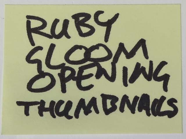 Ruby Gloom — Robin Budd
