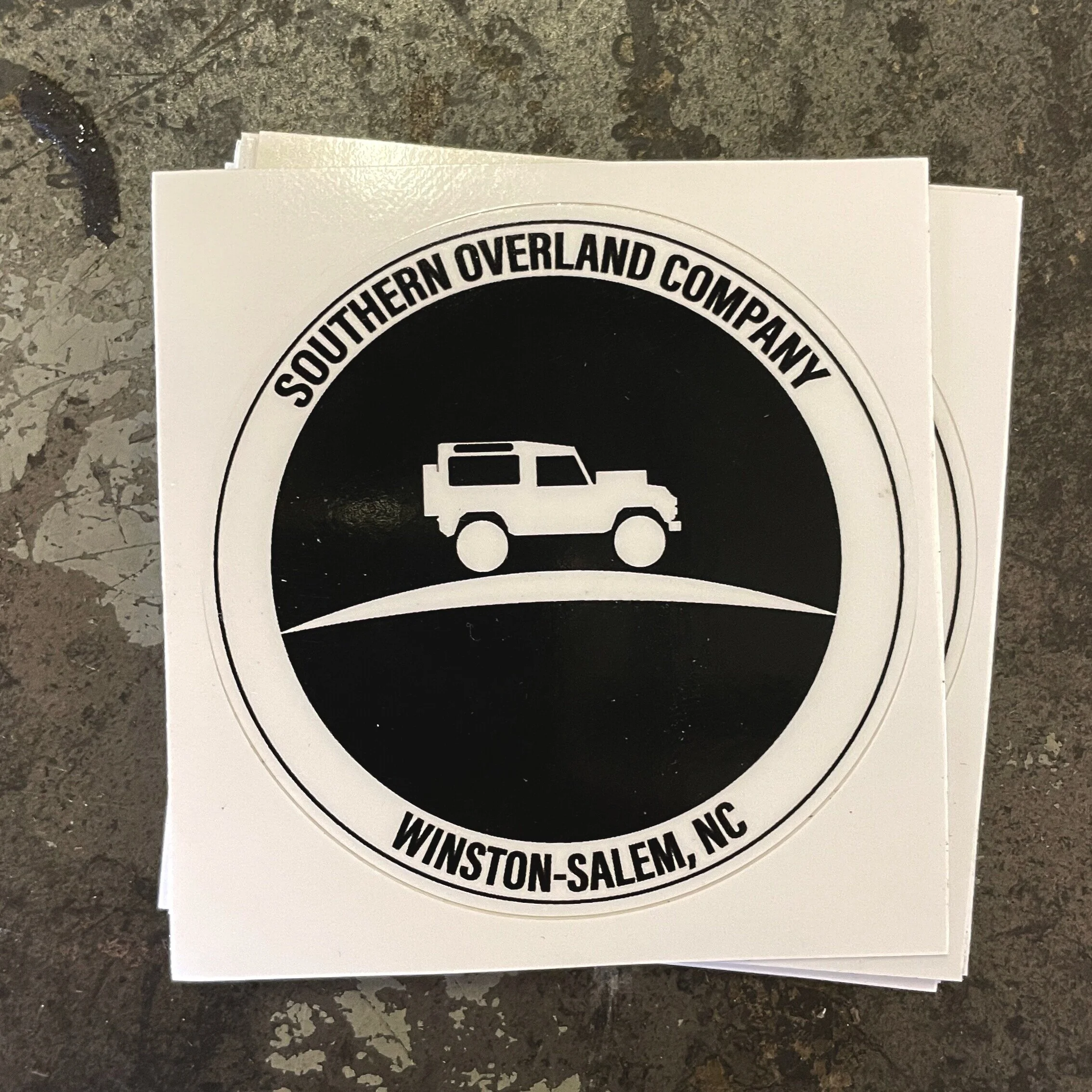 SOCo Logo 4" Sticker — Southern Overland Company | Classic Land Rovers ...