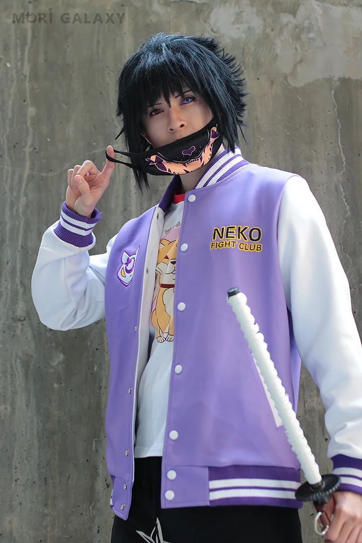 [SEE NO EVIL] ONI JACKET: Black/White — Mori Galaxy