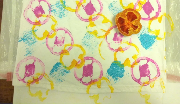 Fruit & Vegetable Printing — AHA! A Hands-On Adventure, A Children's Museum