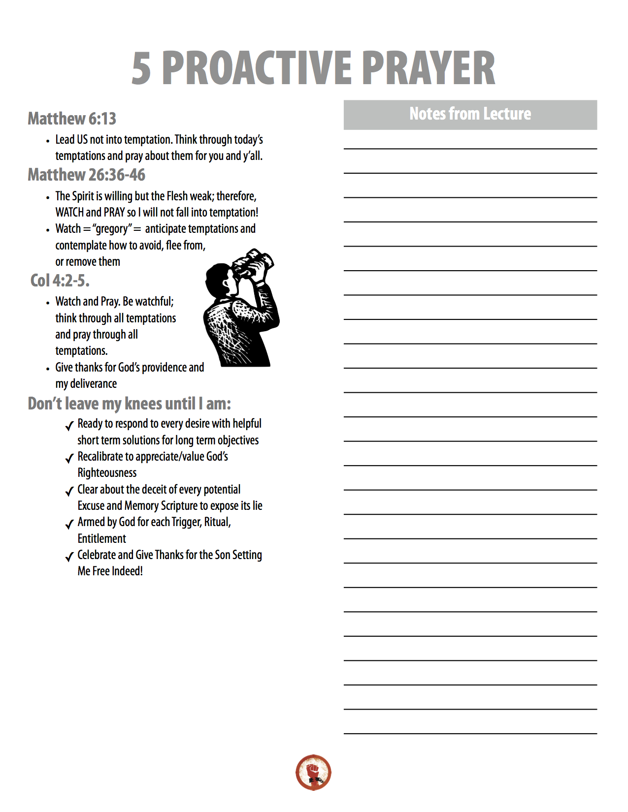 Proactive Prayer — The Anchor Academy