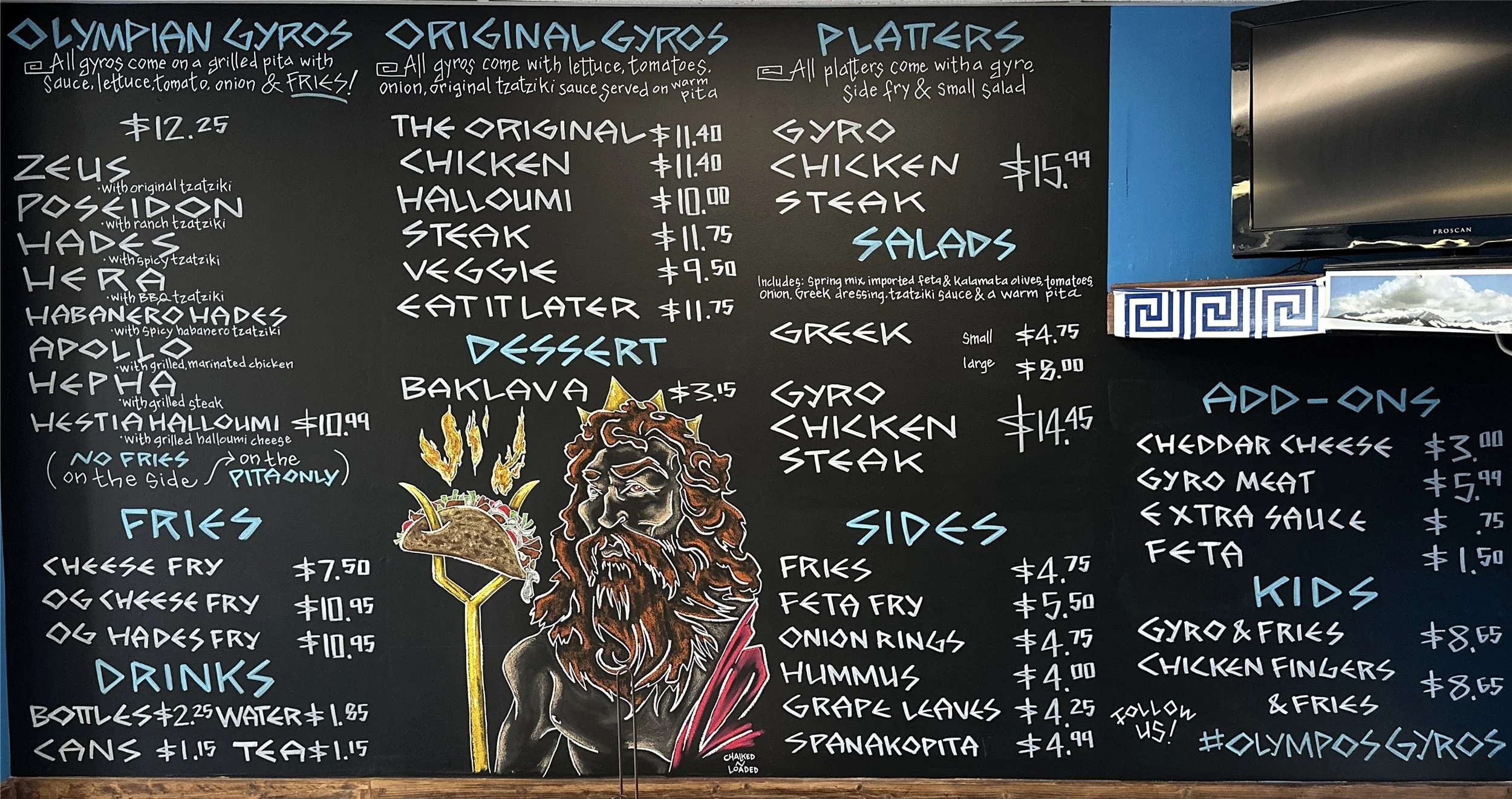 OLYMPOS GYROS -Olympos Gyros Menu | Authentic Greek Cuisine & Catering ...