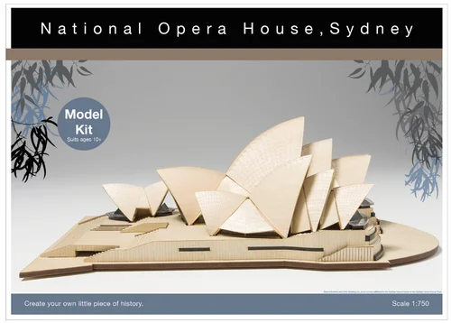 Architectural Model Kit Sydney Opera House — Little Building Co