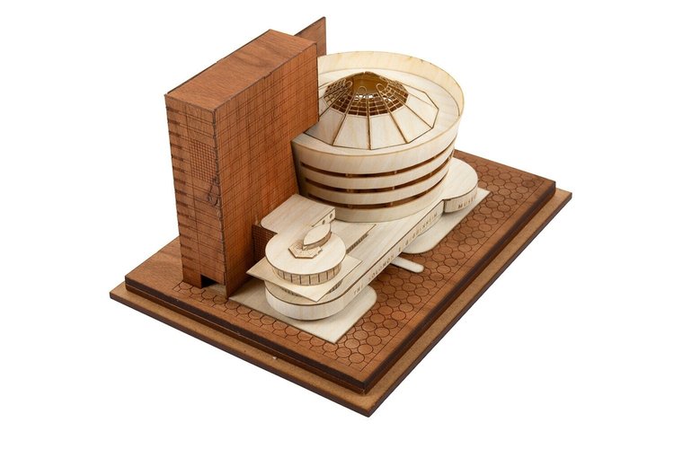 Architectural Model Kit Solomon R. Guggenheim Museum New York — Little ...