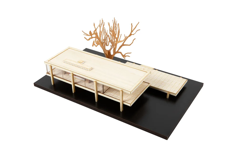 Architectural Model Kit Farnsworth House Plano USA — Little Building Co