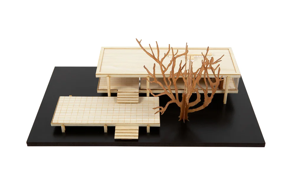 Architectural Model Kit Farnsworth House Plano USA — Little Building Co
