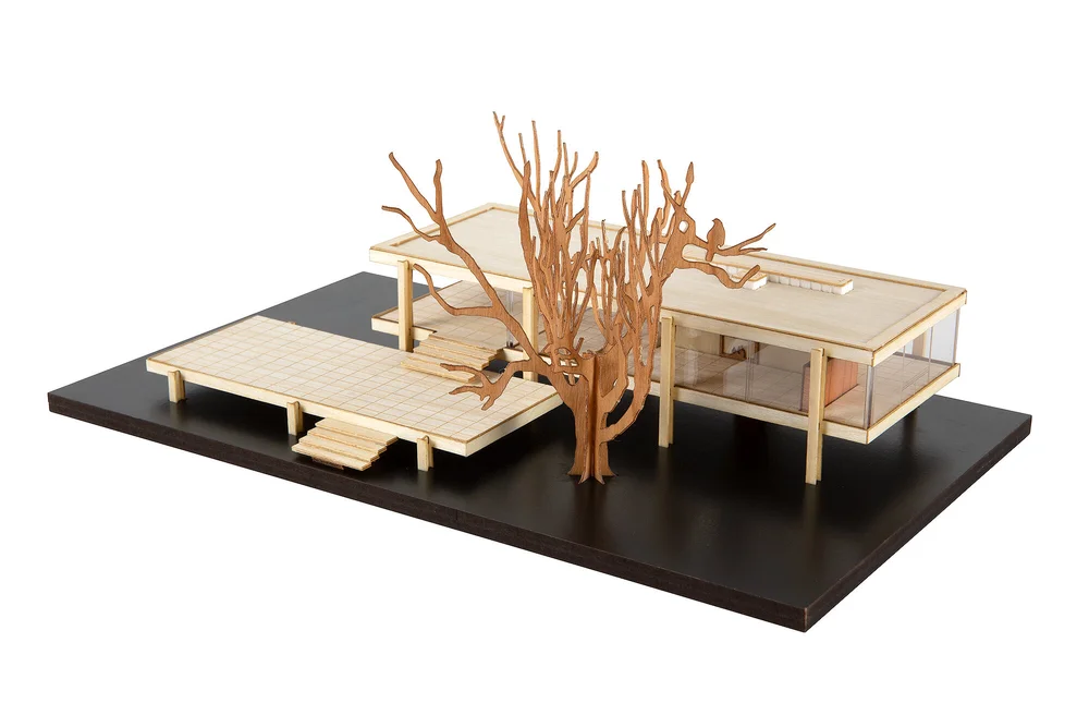 Architectural Model Kit Farnsworth House Plano USA — Little Building Co