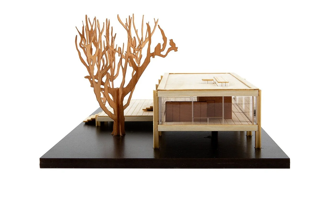 Architectural Model Kit Farnsworth House Plano USA — Little Building Co