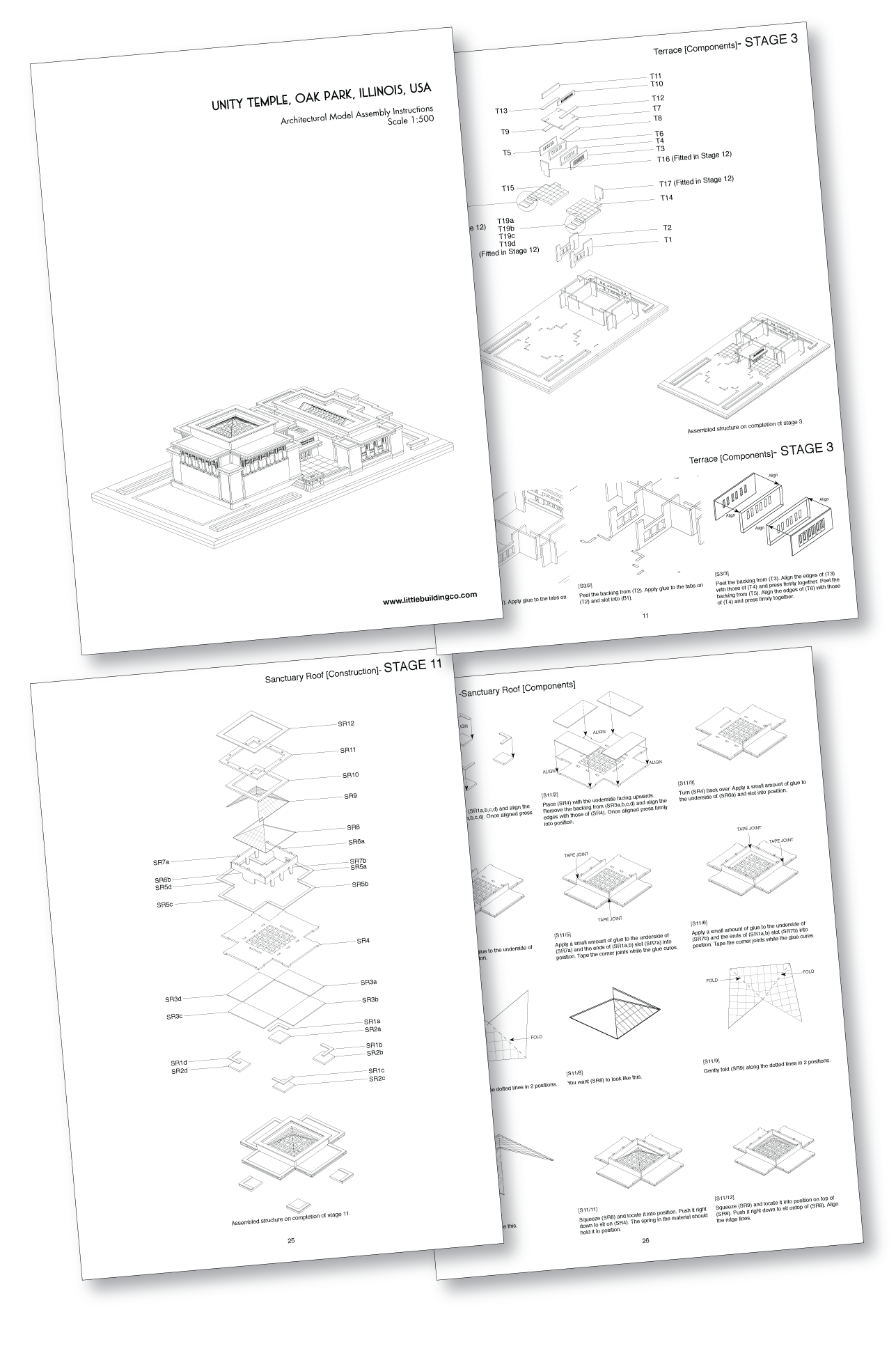 Frank Lloyd Wright's Unity Temple by Little Building Co. — Little ...