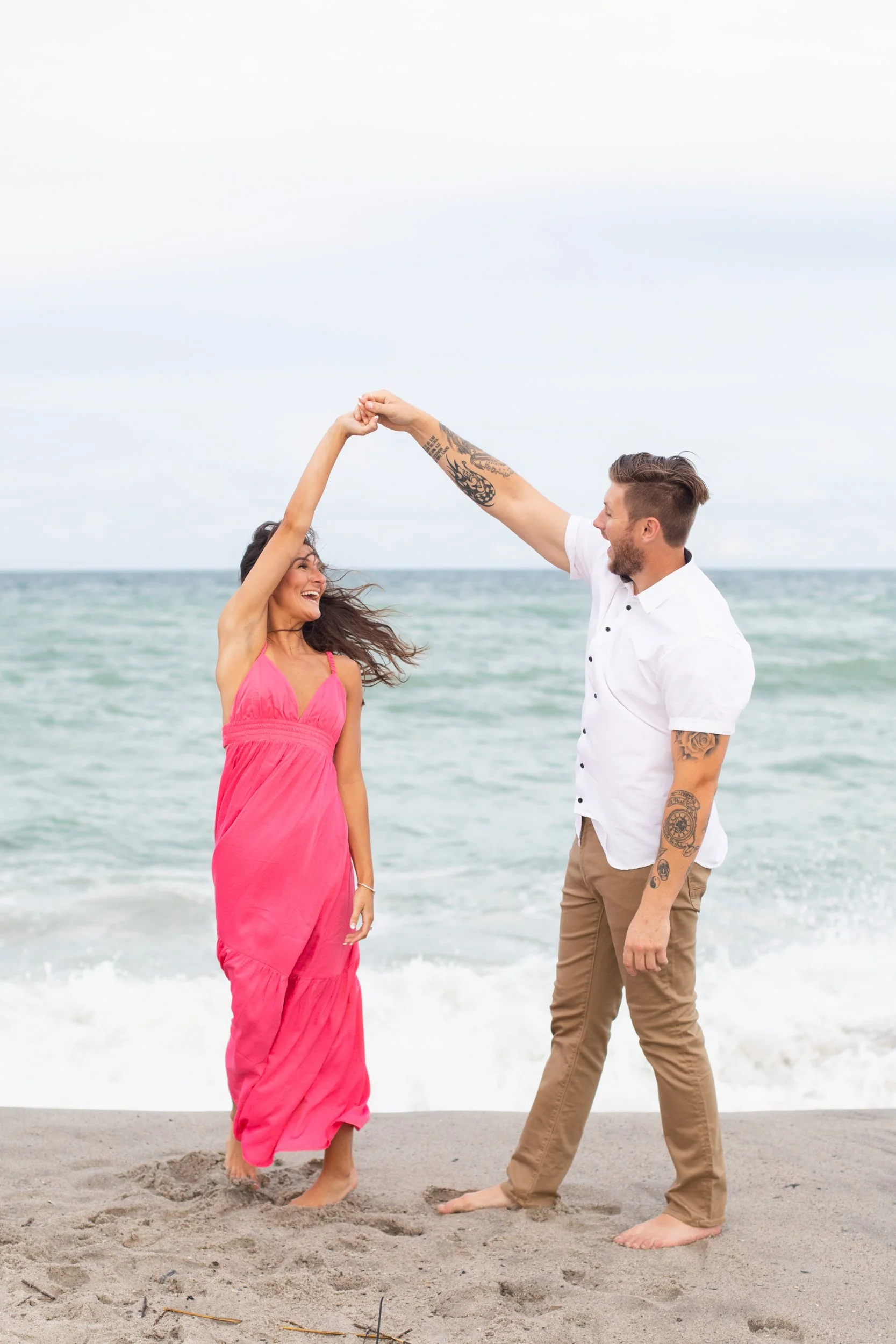 Kailey + Brett- Engagement Photo Session at Fort Fisher, NC — Brittany ...