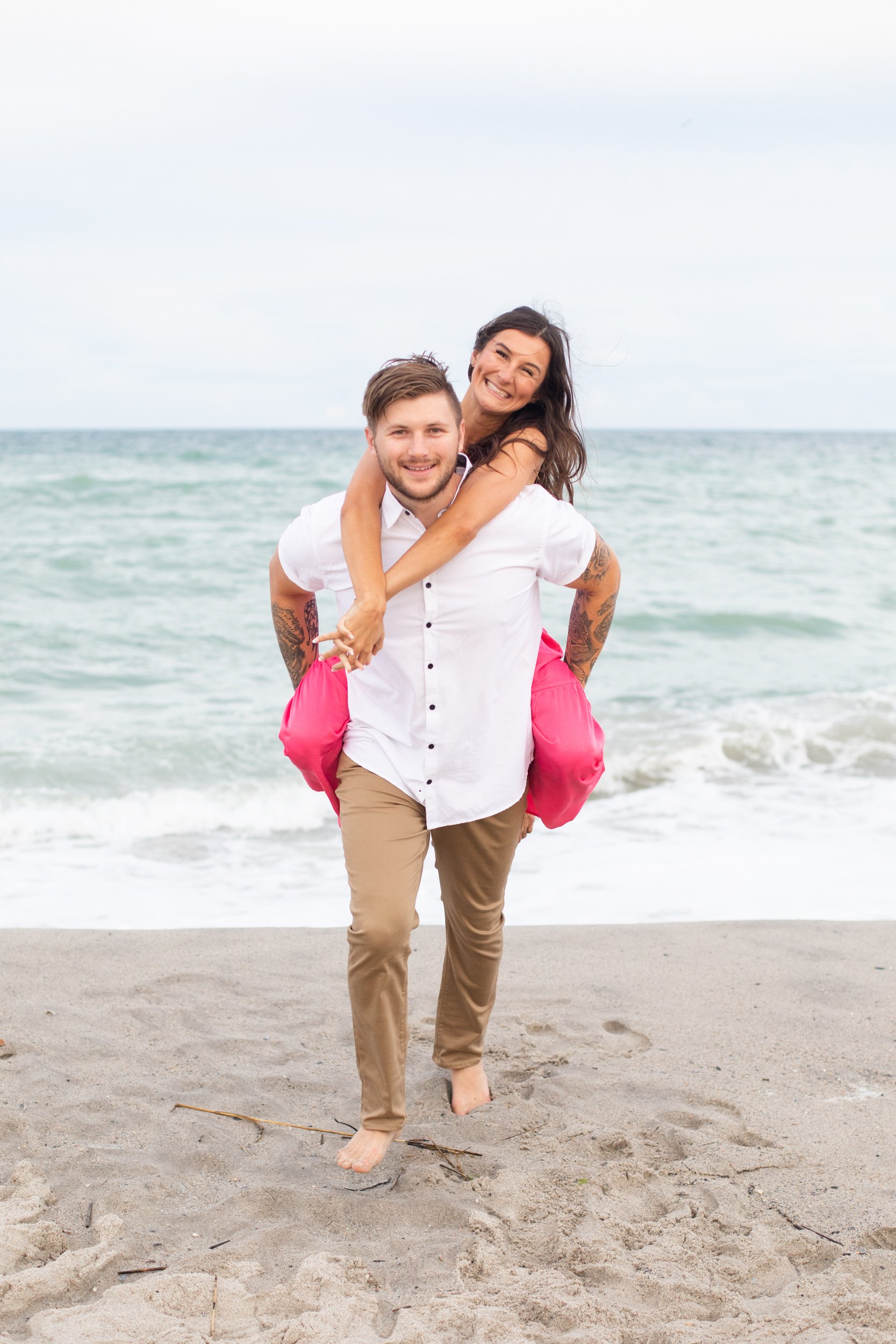 Kailey + Brett- Engagement Photo Session at Fort Fisher, NC — Brittany ...