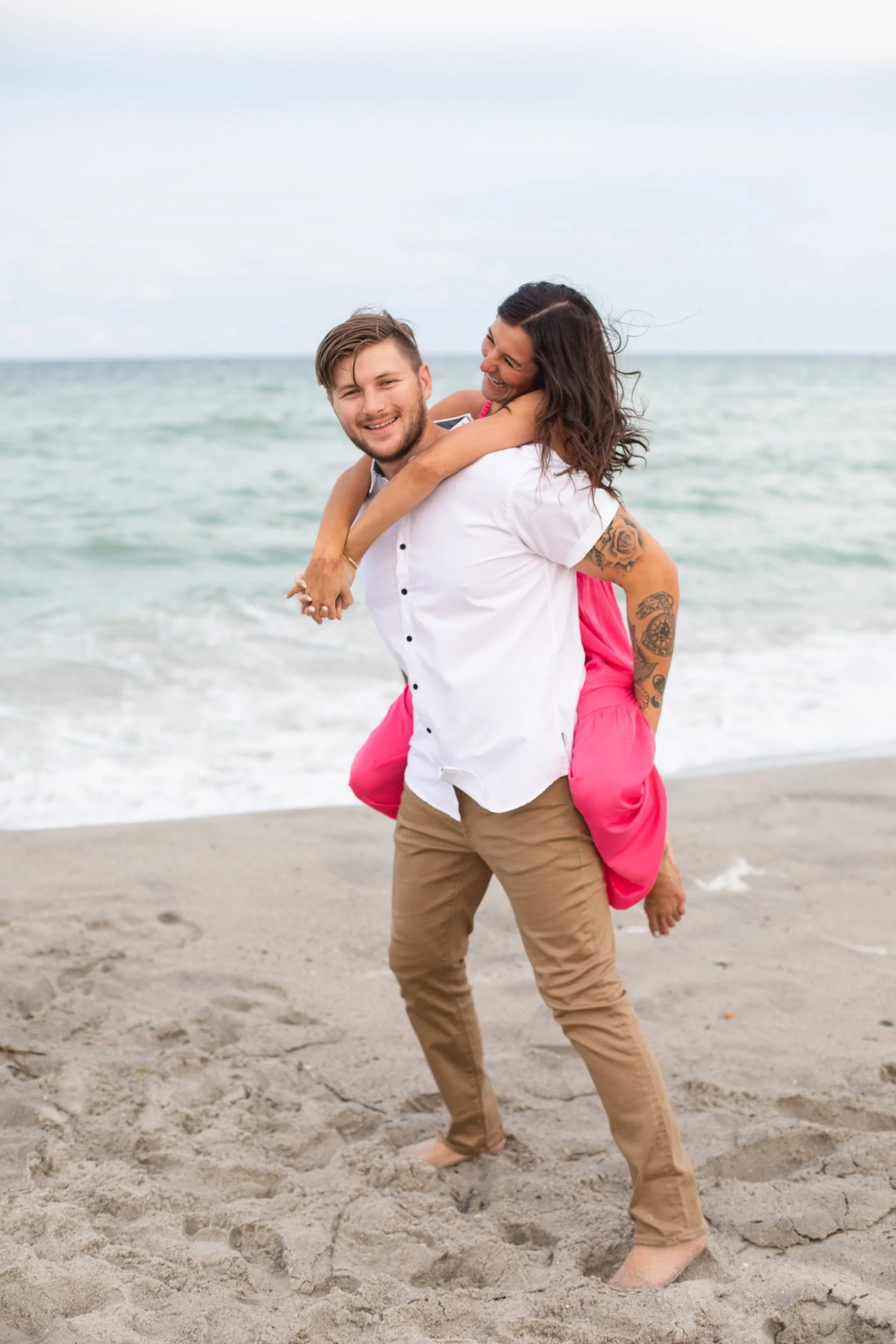 Kailey + Brett- Engagement Photo Session at Fort Fisher, NC — Brittany ...