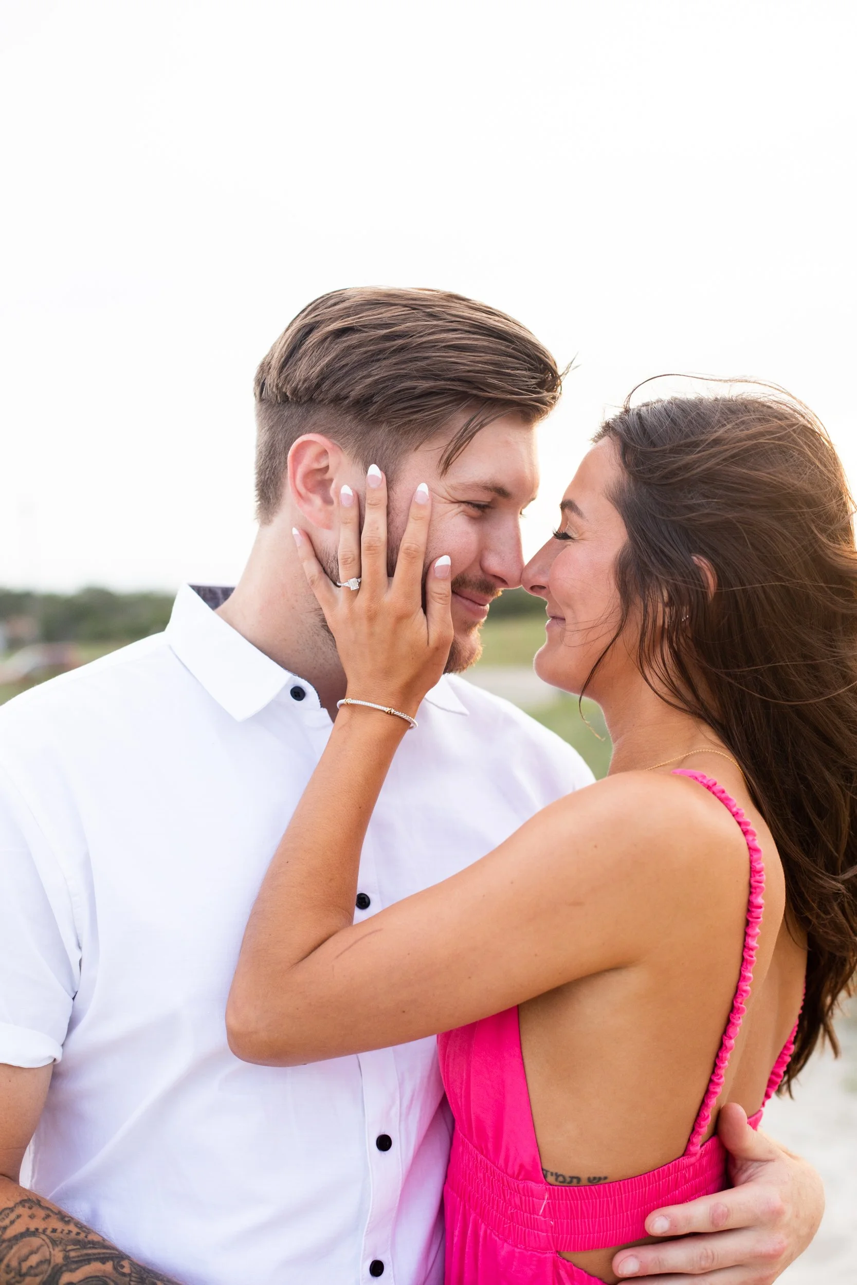 Kailey + Brett- Engagement Photo Session at Fort Fisher, NC — Brittany ...