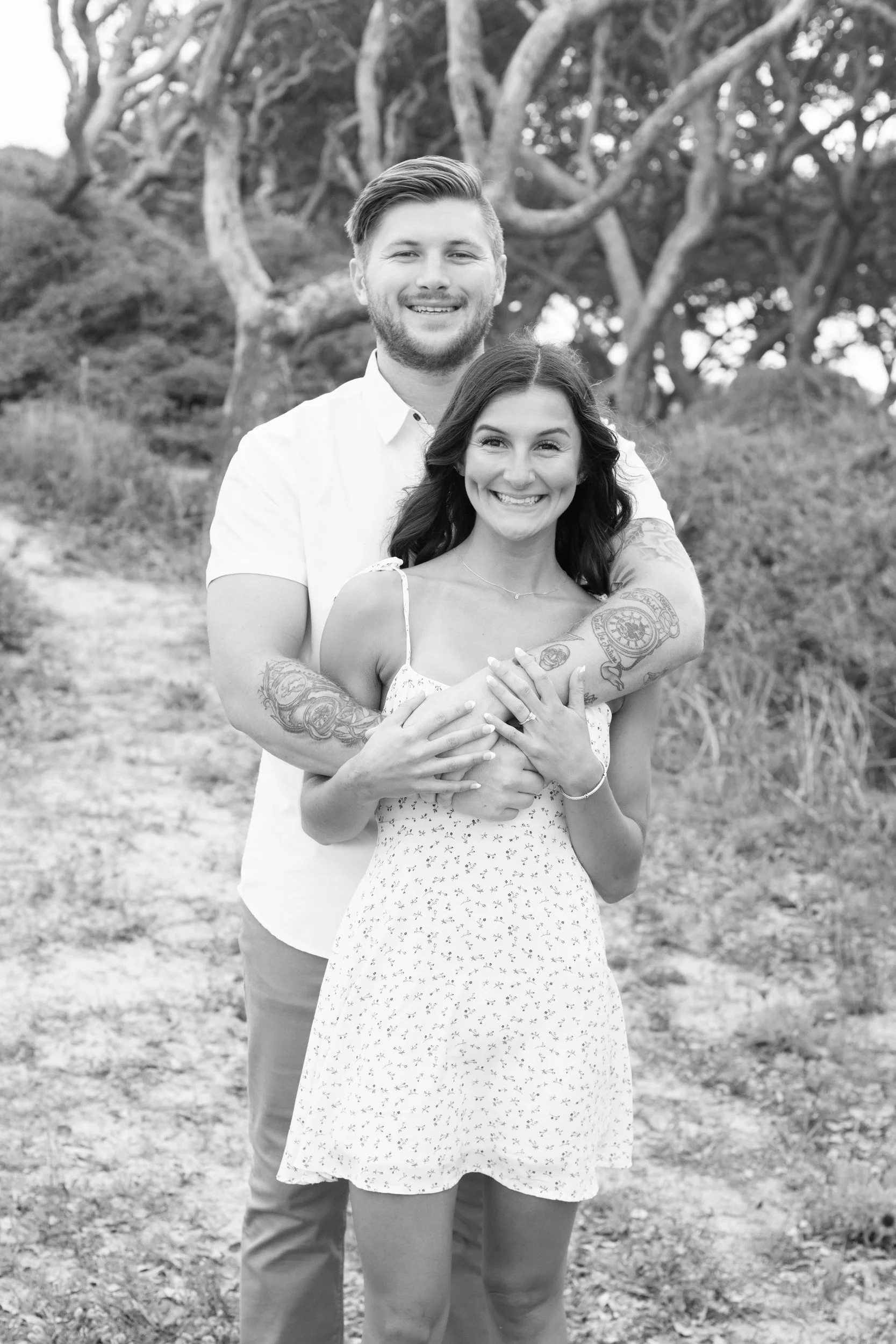 Kailey + Brett- Engagement Photo Session at Fort Fisher, NC — Brittany ...