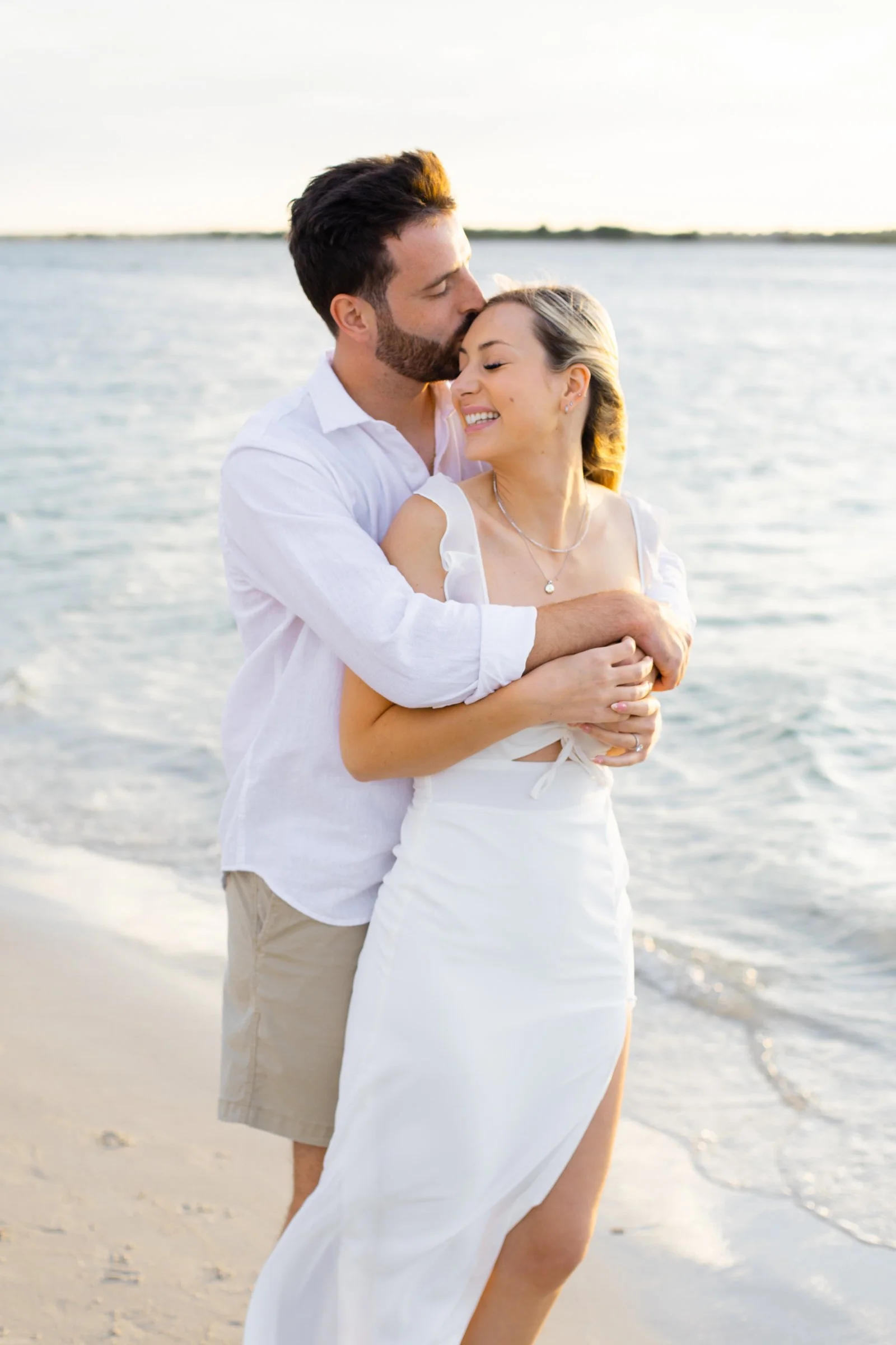Golden Hour Engagement Session at Wrightsville Beach — Brittany ...