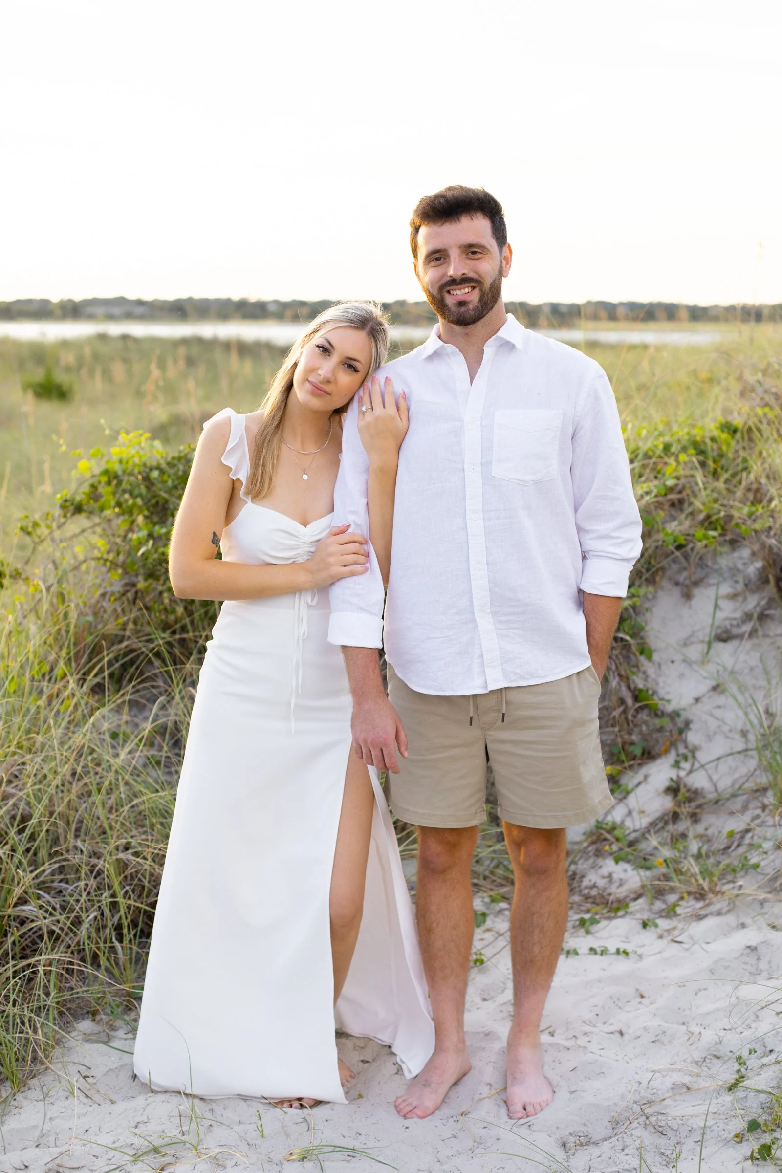 Golden Hour Engagement Session at Wrightsville Beach — Brittany ...