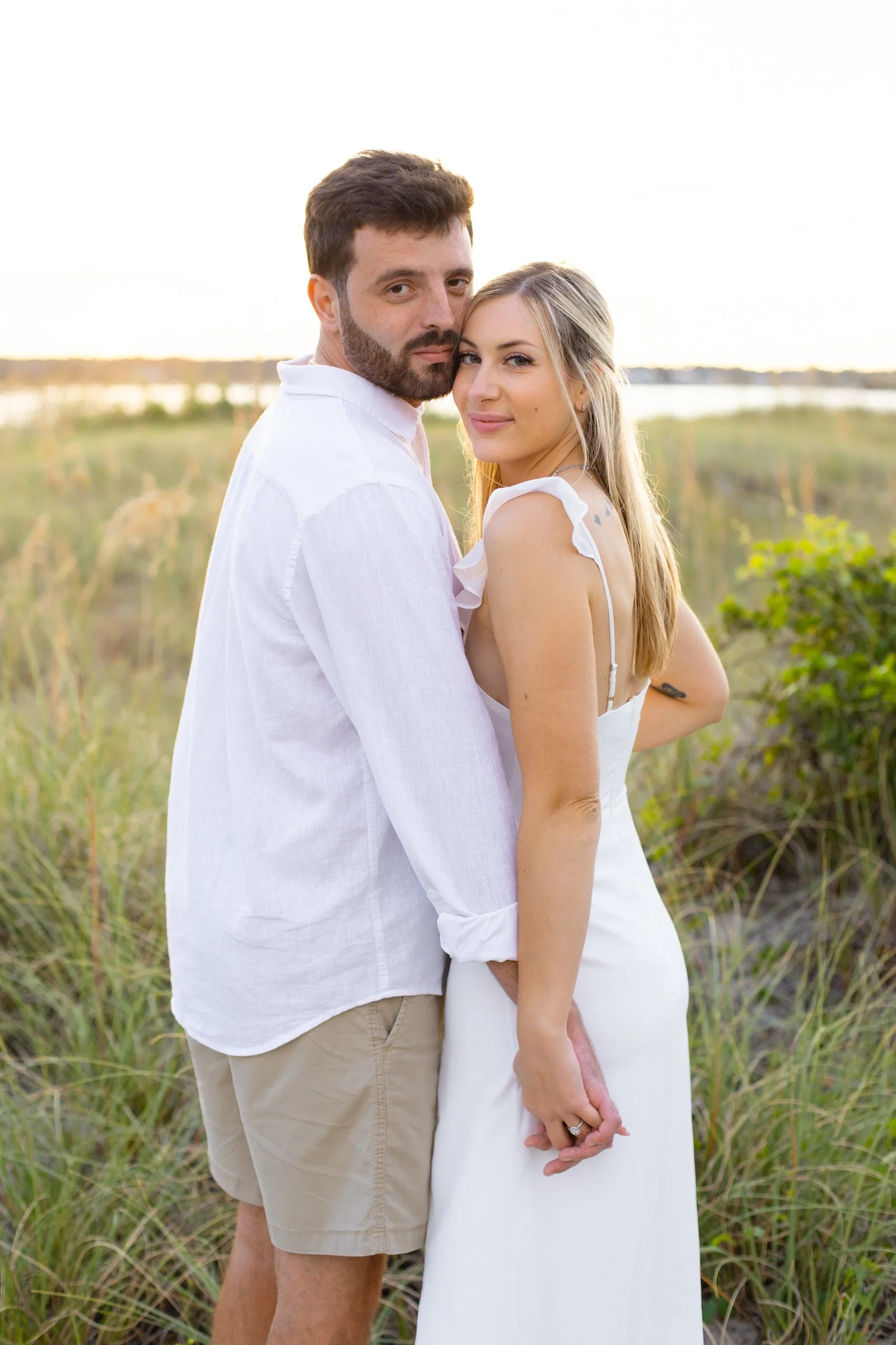 Golden Hour Engagement Session at Wrightsville Beach — Brittany ...