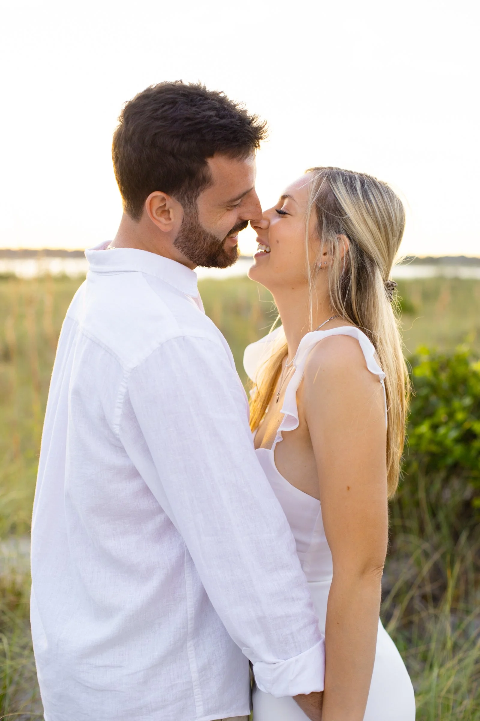 Golden Hour Engagement Session at Wrightsville Beach — Brittany ...