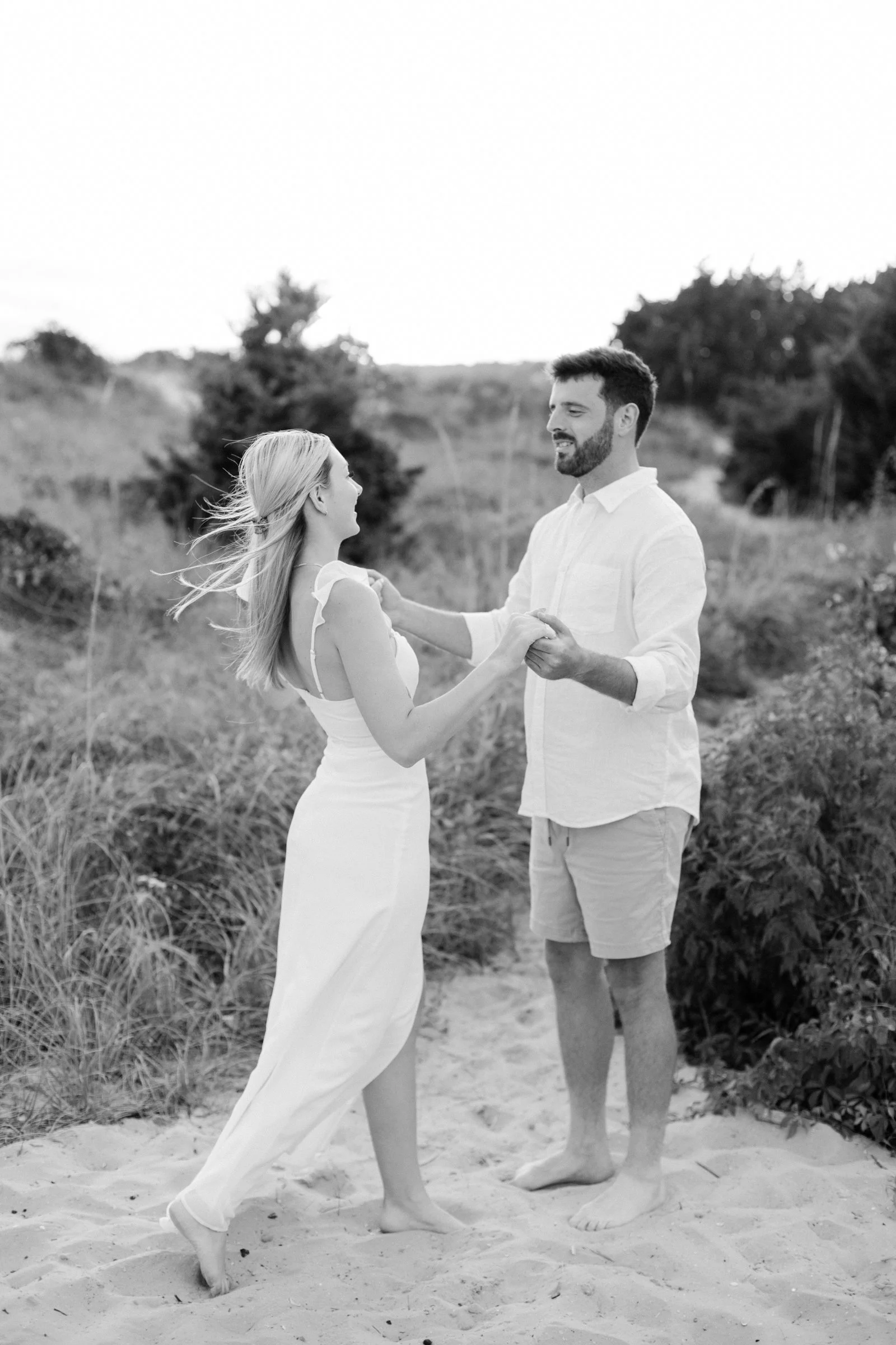 Golden Hour Engagement Session at Wrightsville Beach — Brittany ...