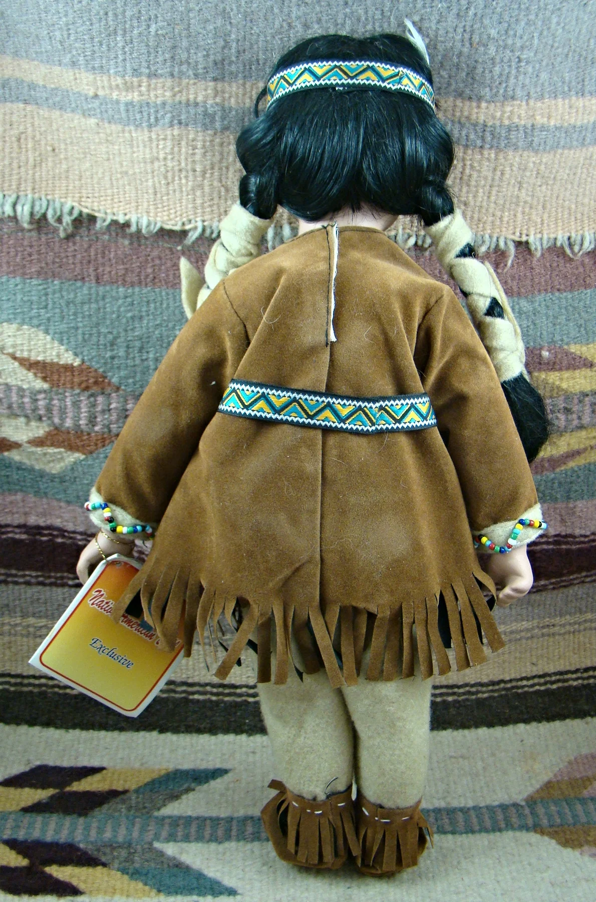 Item # 236K - Large 16" Tall Native American Collector's Doll w ...