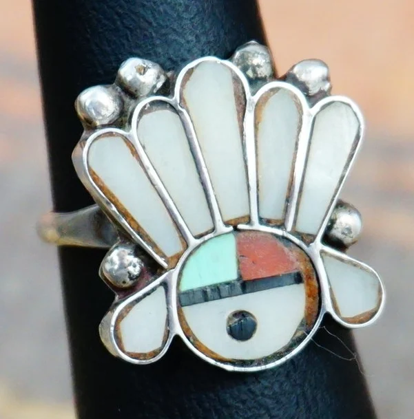 Women's Native American Jewelry ~ Women's Multi Stone Rings